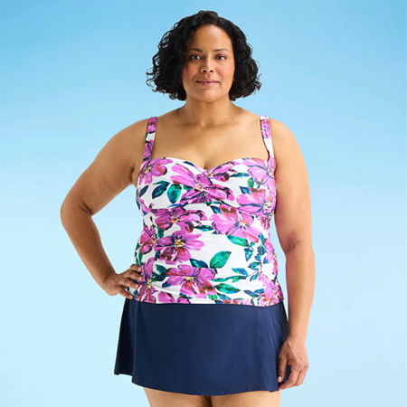 Click here for Liz Claiborne Womens Tropical Floral Plus Tankini... prices