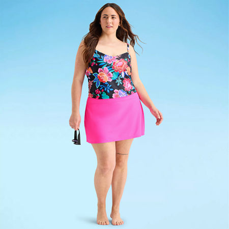 Click here for Sonnet Shores Womens Plus Swim Skirt  20w  Pink prices