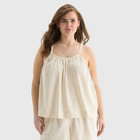Click here for a.n.a Womens Plus Square Neck Sleeveless Tank Top... prices