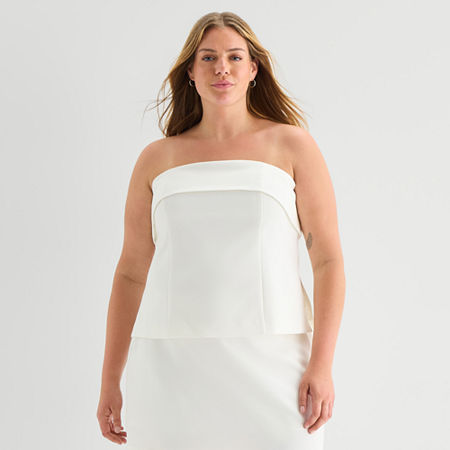 Click here for a.n.a Womens Plus Tube Top  0x  Beige prices