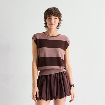 Click here for Stylus Womens Crew Neck Sleeveless Pullover Sweate... prices