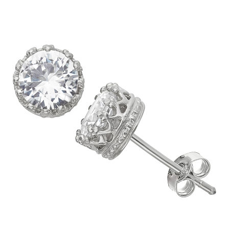 Click here for Lab-Created White Sapphire Sterling Silver Earring... prices