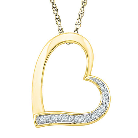 Click here for Womens Diamond Accent Natural White Diamond 10K Go... prices