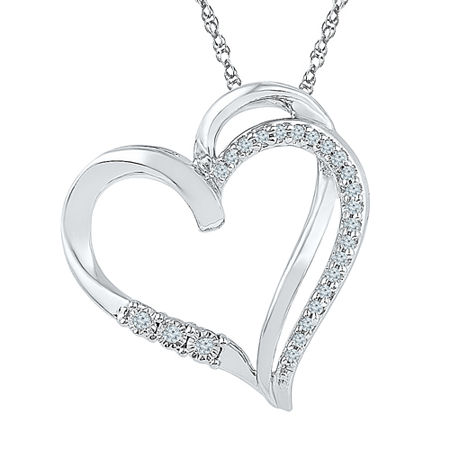 Click here for Womens 1/10 CT. T.W. Natural White Diamond 10K Gol... prices