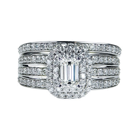 Click here for Signature By Modern Bride Womens 1 1/2 CT. T.W. Na... prices