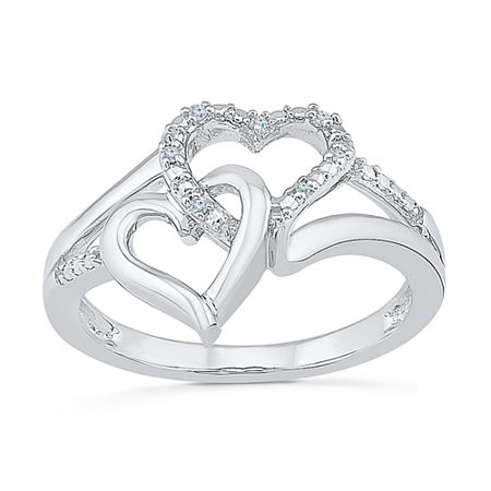 Click here for Womens Diamond Accent Natural White Diamond Sterli... prices