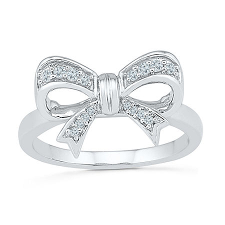Click here for Womens 1/10 CT. T.W. Natural White Diamond Sterlin... prices