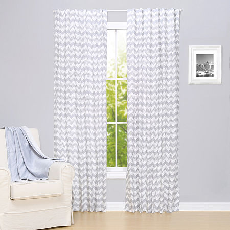 Click here for The Peanutshell Rod Pocket Curtain Panel  One Size... prices