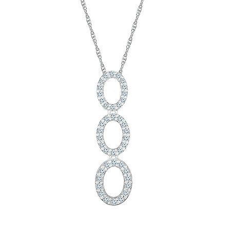 Click here for Womens 1/3 CT. T.W. Natural White Diamond 10K Whit... prices