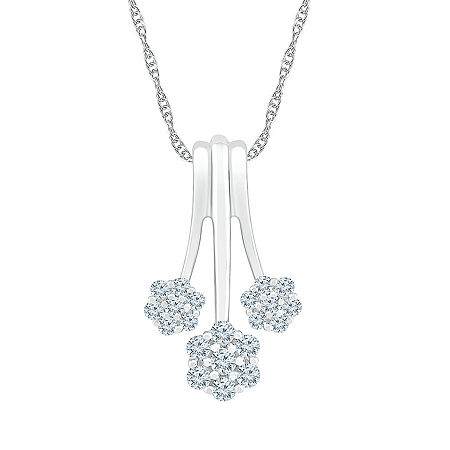 Click here for Womens 3/8 CT. T.W. Natural White Diamond 10K Whit... prices