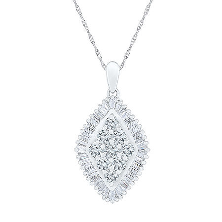 Click here for Womens 1 CT. T.W. Natural White Diamond 10K White... prices