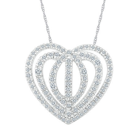 Click here for Womens 1 CT. T.W. Natural White Diamond 10K White... prices