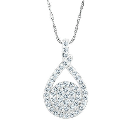 Click here for Womens 3/4 CT. T.W. Natural White Diamond 10K Whit... prices