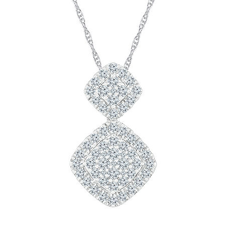 Click here for Womens 1 1/4 CT. T.W. Natural White Diamond 10K Wh... prices