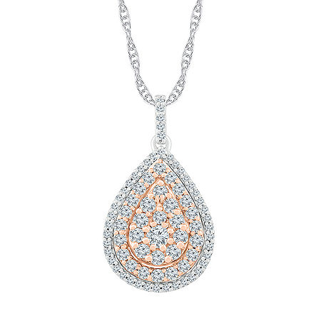 Click here for Womens 1 CT. T.W. Natural White Diamond 10K Two To... prices