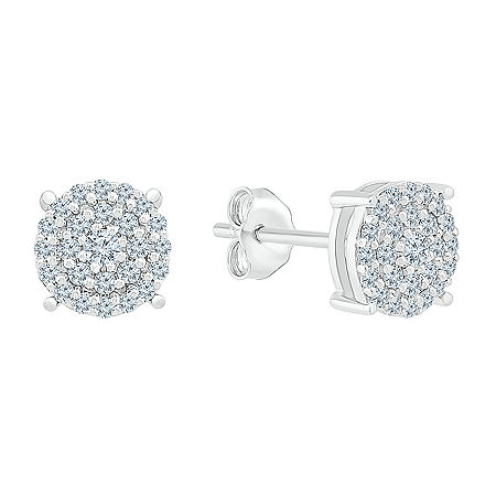 Click here for 1/4 CT. T.W. Natural White Diamond 10K White Gold... prices
