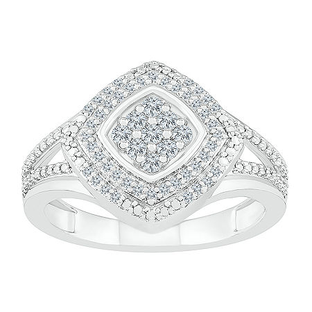 Click here for Womens 1/4 CT. T.W. Natural White Diamond 10K Whit... prices