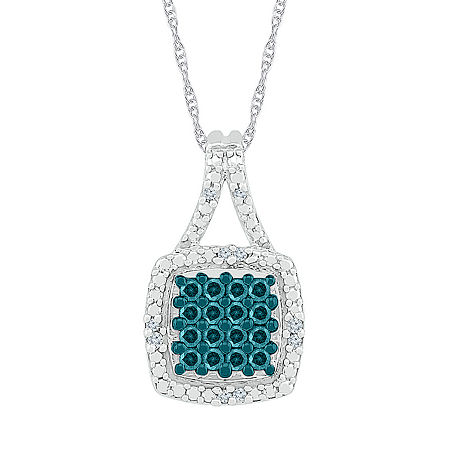 Click here for Womens 1/6 CT. T.W. Natural Blue Diamond Sterling... prices