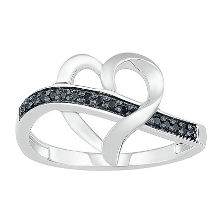 Click here for Womens Diamond Accent Natural Black Diamond Sterli... prices