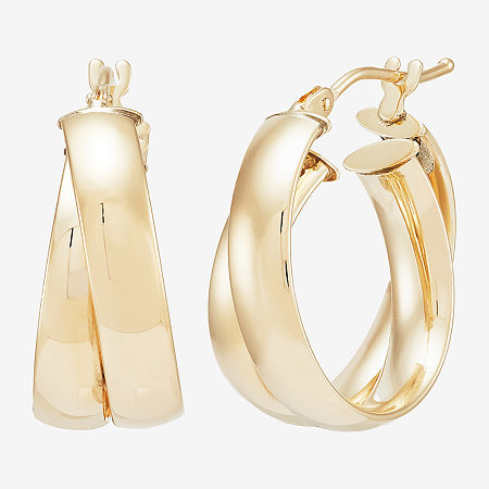 Click here for Made in Italy Womens 14K Gold 15mm Hoop Earrings... prices