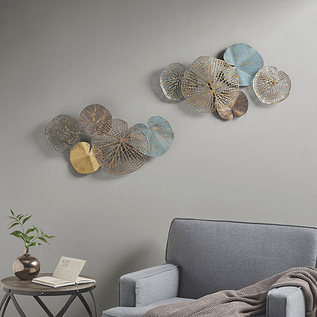 Madison Park Lenzie 2 Piece Wall Decor Set  26.9 x 1.9 - Multi