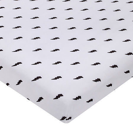 Click here for NoJo Lightning Bolt Print Mini Crib Sheet prices