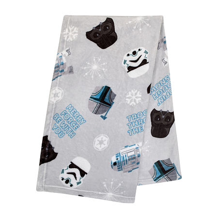Click here for Star Wars Baby Blanket  One Size  Gray prices