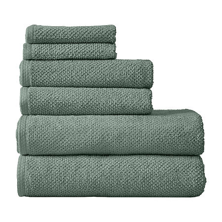 Click here for Linery Popcorn 6-pc. Quick Dry Bath Towel Set  One... prices