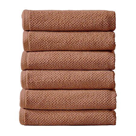 Click here for Linery Popcorn 6-pc. Hand Towel  One Size  Orange prices