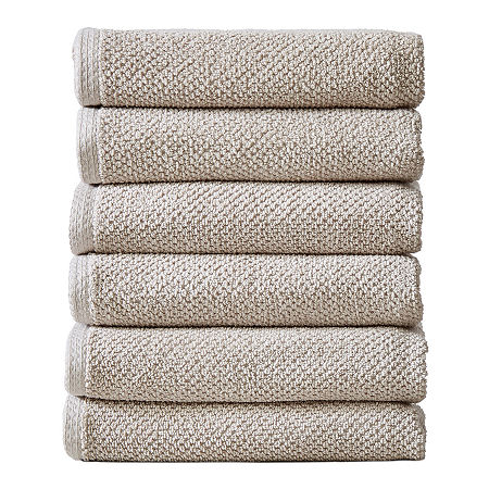 Click here for Linery Popcorn 6-pc. Hand Towel  One Size  Brown prices