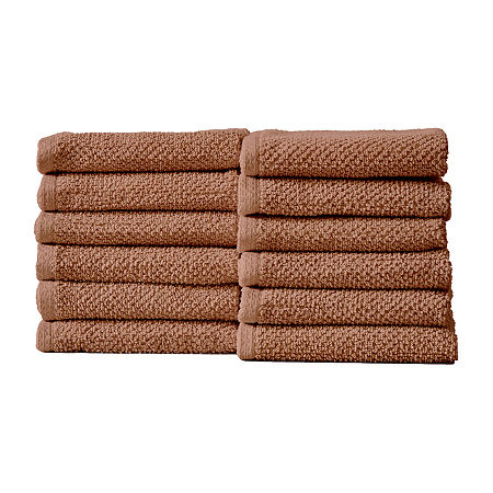 Click here for Linery Popcorn 12-pc. Quick Dry Washcloth  One Siz... prices