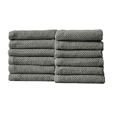 Click here for Linery Popcorn 12-pc. Quick Dry Washcloth  One Siz... prices