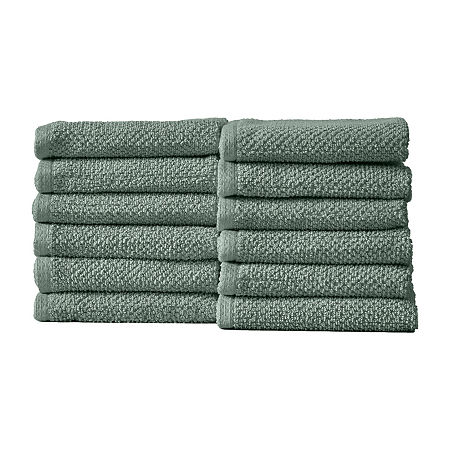 Click here for Linery Popcorn 12-pc. Quick Dry Washcloth  One Siz... prices