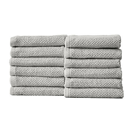 Click here for Linery Popcorn 12-pc. Quick Dry Washcloth  One Siz... prices