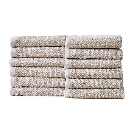 Click here for Linery Popcorn 12-pc. Quick Dry Washcloth  One Siz... prices