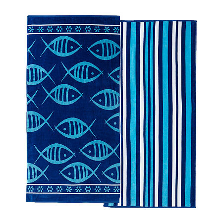 Click here for Linery Printed 2-pc. Quick Dry Beach Towel  One Si... prices