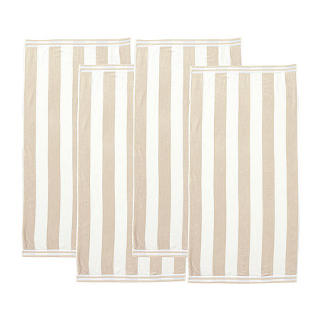 Click here for Linery Cabana Stripe 4-pc. Quick Dry Beach Towel... prices