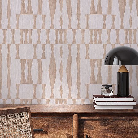 Click here for Tempaper Grass Geo Jute Peel & Stick Wallpaper  On... prices