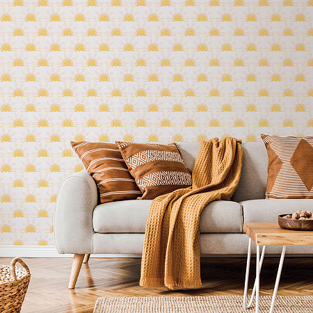 Click here for Tempaper Suns Peel & Stick Wallpaper  One Size  Ye... prices