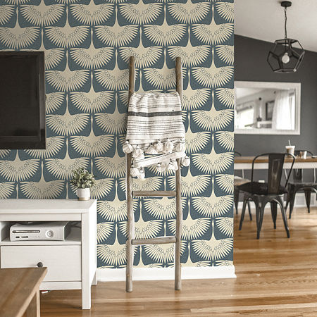 Click here for Tempaper Feather Flock Peel & Stick Wallpaper  One... prices