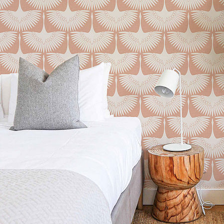 Click here for Tempaper Feather Flock Peel & Stick Wallpaper  One... prices