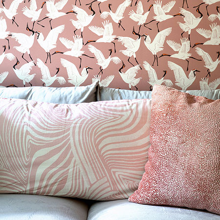 Click here for Tempaper Family Of Cranes Peel & Stick Wallpaper... prices