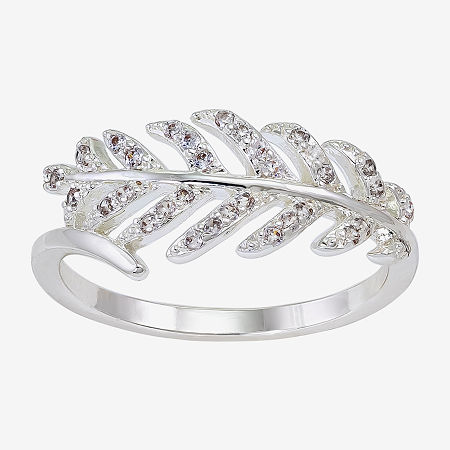 Click here for Sparkle Allure Leaf Bypass Womens 9M Cubic Zirconi... prices