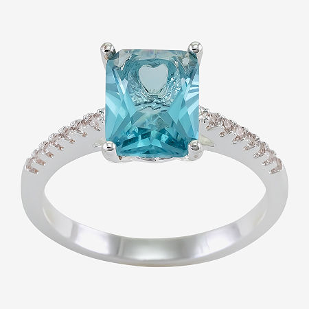 Click here for Sparkle Allure Womens Blue Crystal Pure Silver Ove... prices