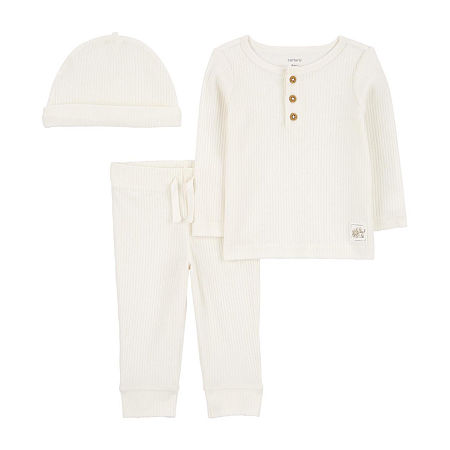 Click here for Carters Baby Unisex 3-pc. Pant Set  3 Months  Gray prices