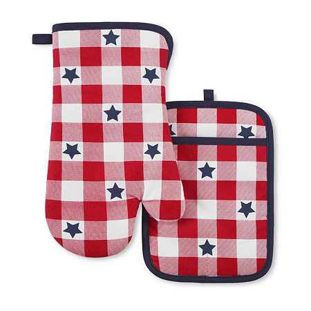 Click here for Martha Stewart Americana 2-pc. Mitt + Pot Holder S... prices