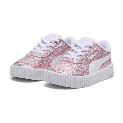 PUMA Carina 2 Ballet Beauty Toddler Girls Sneakers, Color: Pink White ...