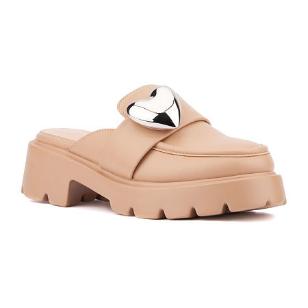 Click here for Womens Olivia Miller Heartless Platform Mules prices