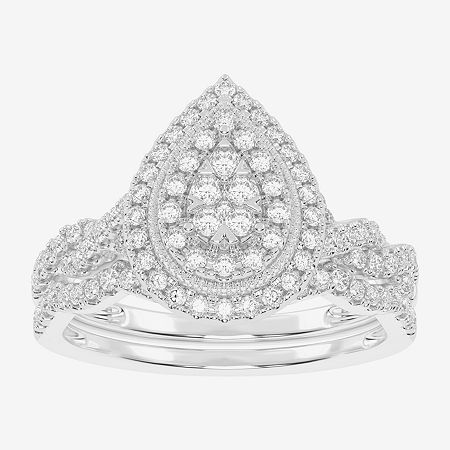 Click here for Womens 1/2 CT. T.W. Natural White Diamond 10K Whit... prices