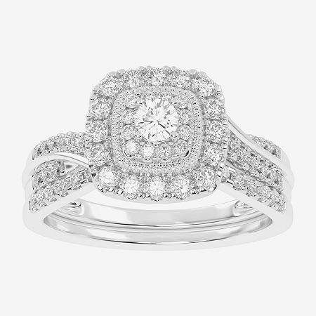 Click here for Womens 1/2 CT. T.W. Natural White Diamond 10K Whit... prices